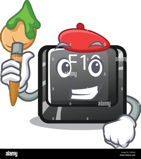 Artist F11 Button Installed On Mascot Keyboard Stock Vector Image And Art Alamy