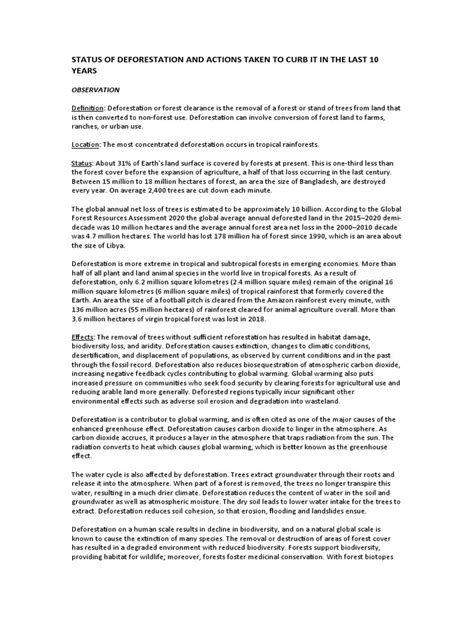 Assignment Part 1 Angka Gas12 A Pdf Deforestation Habitat