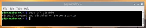 raspberry pi firewall how to install and manage it by using ufw