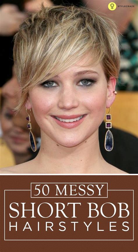 50 Messy Short Bob Hairstyles Wavy Bob Long Inverted Long Bob Bob Hairstyles For Thick Short