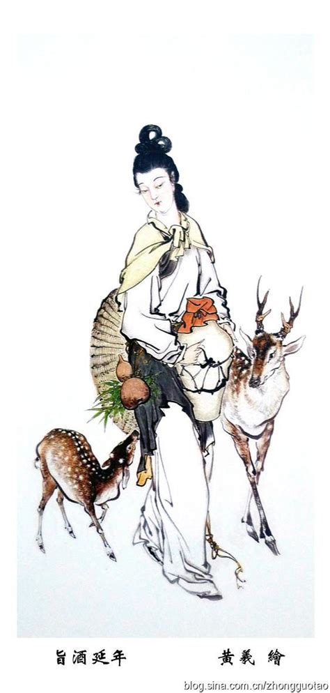 中國畫 願享麻姑難老福，屢餐王母蟠桃熟 欣賞手繪仙女麻姑美圖 每日頭條