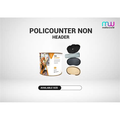 Polycounter Non Header 190x88 Cm Id Digital Printing
