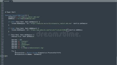 Powershell Programming Language Source Code Typing Effect Powershell