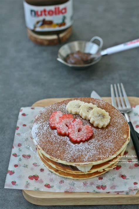 누텔라 레시피 팬케이크 만들기로 활기찬 아침을 시작해 보세요~ 네이버 블로그
