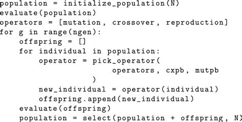 Multi Objective Genetic Programming Algorithm For The Optimization Of