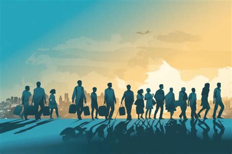 Premium Ai Image International Day Of Migration World People Move To Another Country Generative Ai
