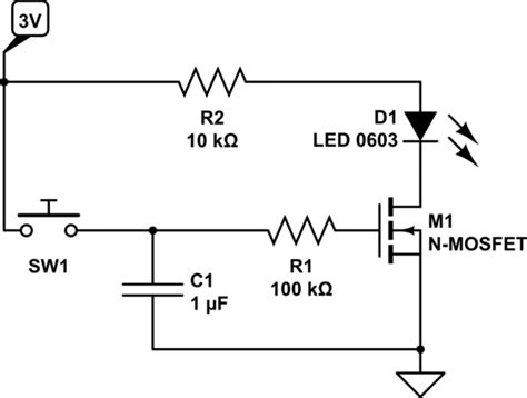 Timer Is There An Extremely Simple Circuit Using 3V To Have LED Only On For 30 Seconds