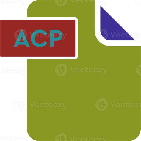 Acp File Format Icon Rounded Shapes And Spacing 66496305 PNG