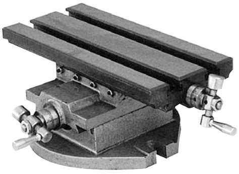 Precise Compound Slide Milling And Drilling Table 5 1 2 X 12 Cst 800 Penn Tool Co Inc