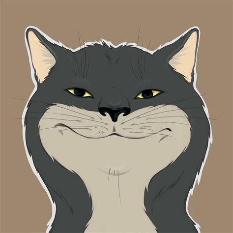 Иллюстрация Котик в стиле 2d персонажи