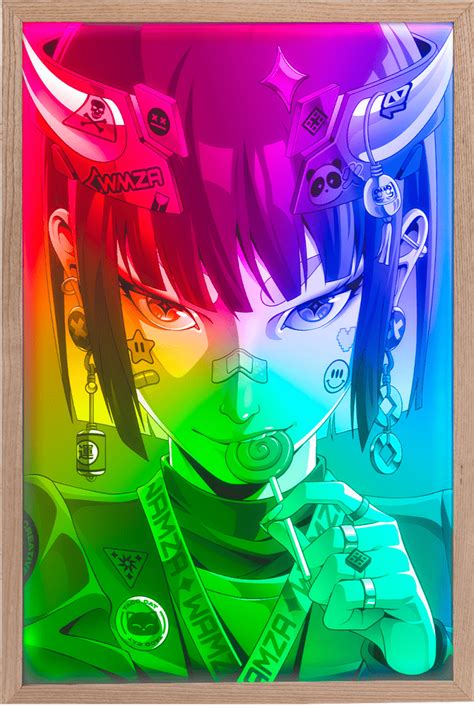 V1 Tech Addressable Rgb Led Wood Frame For Backlighting Wall Art V1tech