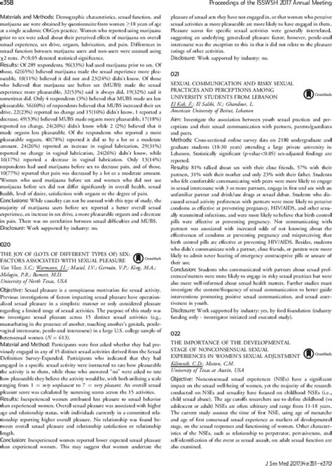 PDF The Joy Of Lots Of Different Types Of Sex Factors Associated With Sexual Pleasure