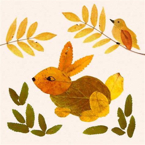 Осенние поделки из листьев