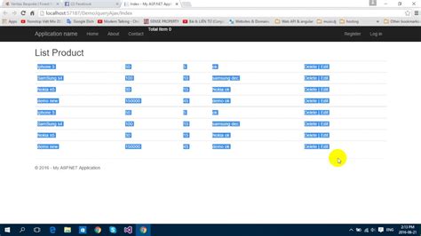 Jquery Ajax Addeditdelete Data With Entity Frameword Part 1 Youtube