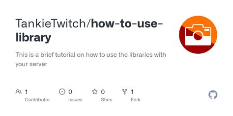 GitHub TankieTwitch How To Use Library This Is A Brief Tutorial On How To Use The Libraries