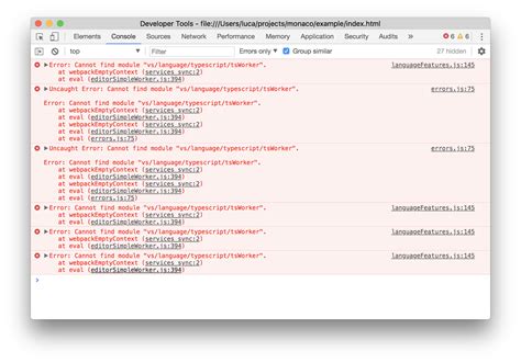 webpack bundle is missing the typescript worker · issue 837 · microsoft monaco editor · github