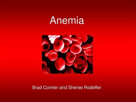 PPT Anemia PowerPoint Presentation Free Download ID