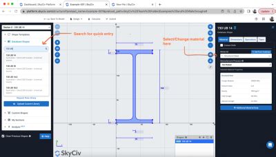 Simple Structural Analysis Model SkyCiv Engineering