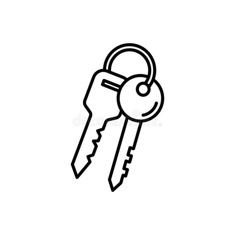 Keys Icon Stock Vector Illustration Of Private Pictogram 337648747