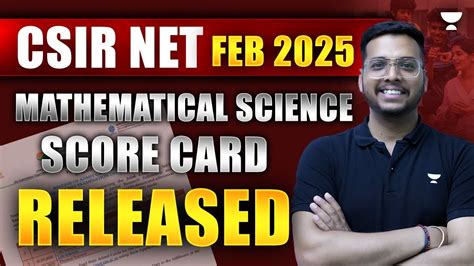 Csir Net Score Card Released 2025 Csir Net Maths 2025 Score Card Big Update Yogesh Bishnoi