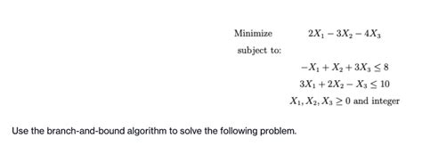 Solved Minimize Subject To Chegg Com