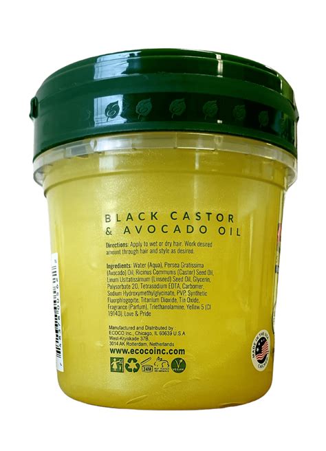 Eco Styler Styling Gel Black Castor And Avocado Oil 8oz Fix My Hair