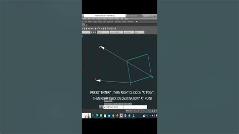 Autocad Allign Command How To Move Two Point With Two Points Autocad Functions Youtube