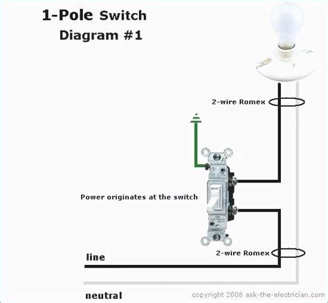 Single Pole Switch Wiring Instructions Leviton Single Pole S