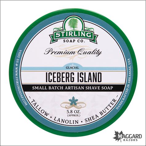 Stirling Soap Co Glacial Iceberg Island Shaving Soap 58oz Seasona