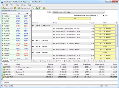 Multiterminal Mt4 For Managing Your Accounts Roboforex Roboforex