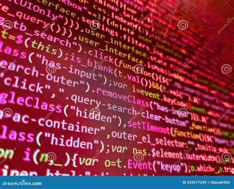 Script On Computer With Source Code Computer Science Lesson Programming Coding With Editor