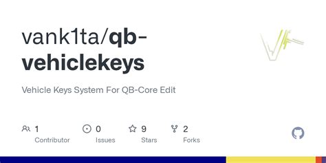 GitHub Vank Ta Qb Vehiclekeys Vehicle Keys System For QB Core Edit