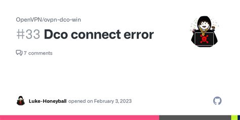 Dco Connect Error · Issue 33 · Openvpnovpn Dco Win · Github