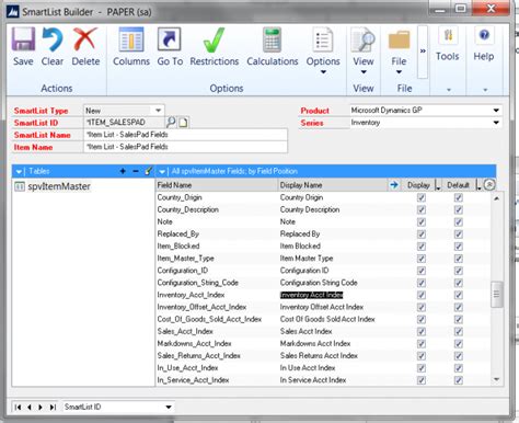 How To Create SmartList Builder Reports Based On SQL Views Or Tables
