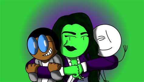 Nick And Hank W She Hulk By Nickpy On Newgrounds