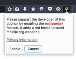 Writing An Opt In UI For An Extension Mozilla Add Ons Community Blog