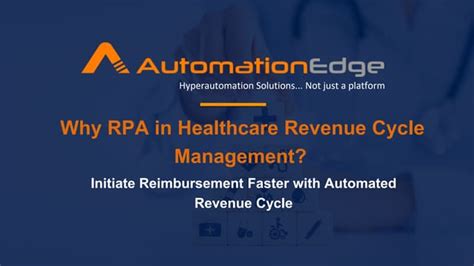 Revolutionizing Revenue Cycle Management In Healthcare With Robotic