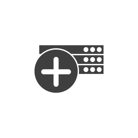 Database Server Vector Icon Element Of Data For Mobile Concept And Web Apps Illustration Thin