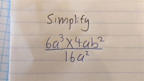 [year 11 Advanced Math Index Laws] The Teacher Did It For Us And Gave The Answer 6a 4b 2 Over