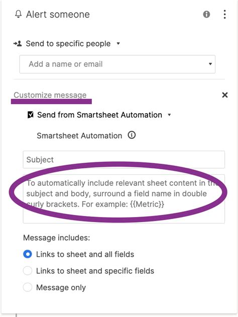 Adding Name To Automated Workflow Message Smartsheet Community