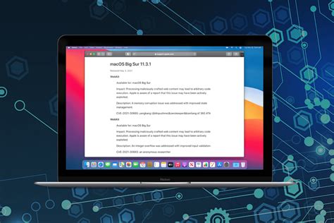 MacOS Big Sur 11 3 1 Is Out With Security Fixes On Board MacSecurity