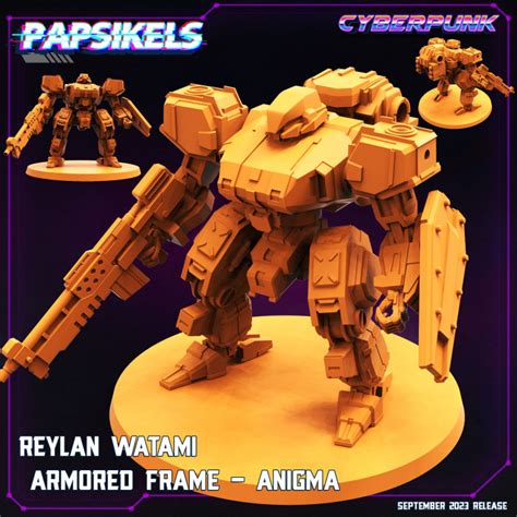 3d Printable September 2023 Tribes Cyberpunk Release By Papsikels