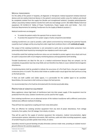 Isolation Transformers PDF