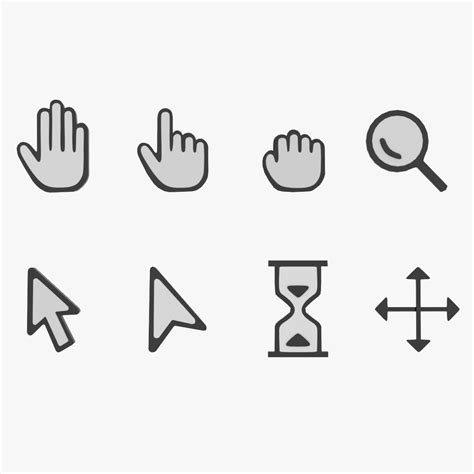 Computer Cursor Icon 3d Model Turbosquid 2113758