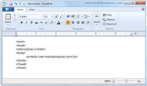 Aplikasi Pendukung Belajar Pemrograman Web Dasar Modul Komputer