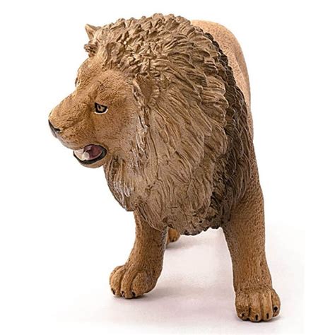 Schleich Lion Roaring Figurine 4 1 4 X 1 3 4 X 2 5 8