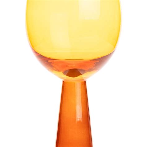 Rose Amber Wine Glasses Set Of 4 At Futonland
