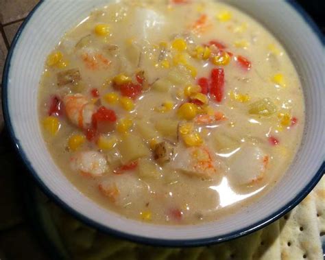 Seafood Corn Chowder Recipe Chefs Resource Recipes