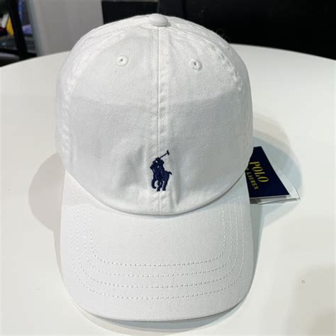 폴로 랄프 로렌 중고 폴로 랄프로렌 화이트 볼캡 위시버킷