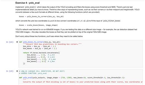C4w3 Exercise 1 Yolo Algorithm Scale Boxes Convolutional Neural